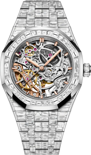 Audemars Piguet Royal Oak Frosted Gold Double Balance Wheel 37mm Openw ...